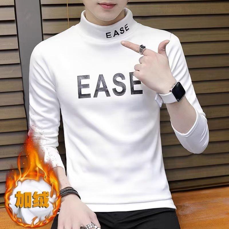 Kemeja-T Turtleneck Separuh, Untuk Lelaki, Gaya Korea, denga - TikTok ...