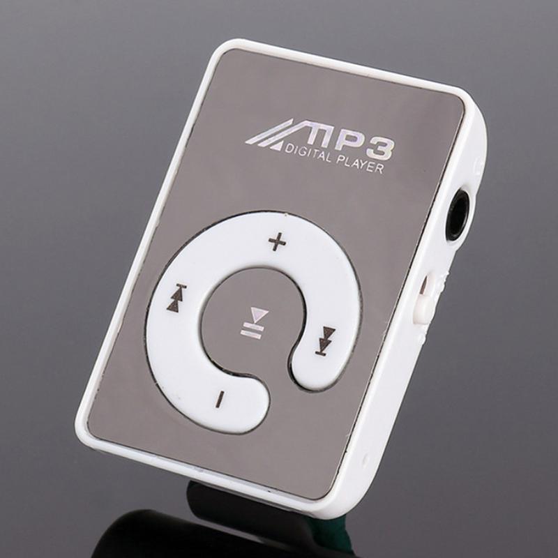 Er.Q-Mini Clip Sport MP3 Music Player with Mirror Surface C-Shape ...
