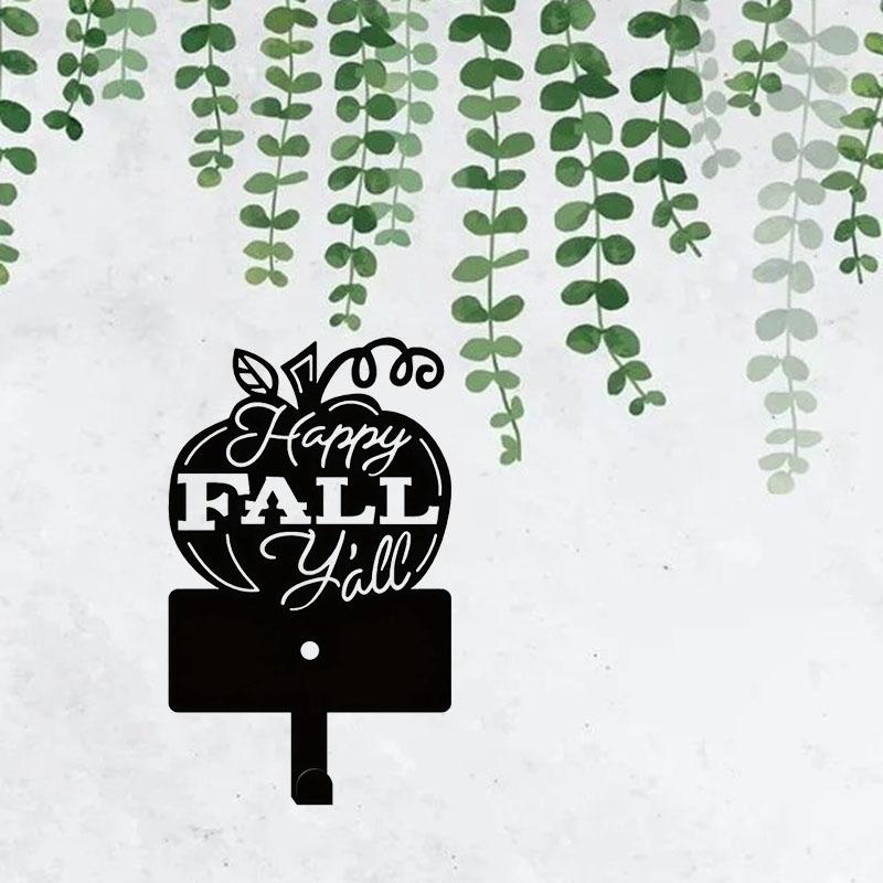 Enchanting Fall: Metal Pumpkin Key Holder & Wall Organizer. Stylish ...