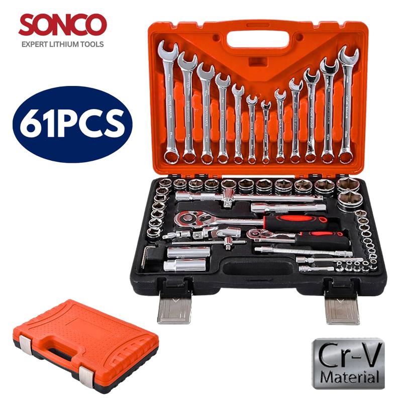 SONCO 🔥CR-V Original🔥 94pcs Combination Socket Wrench Ratchet - TikTok ...