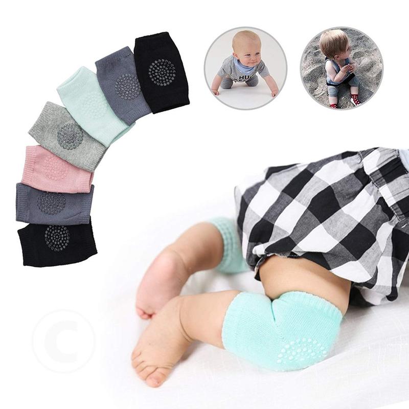 Baby Knee Protector Knee Sox Knee Pad Cotton Cap Crawling Sock Safety ...