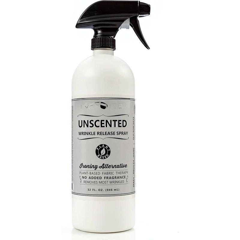 Wrinkle Release Spray for Clothes. 32 fl oz. Unscented/ Free. Based ing ...