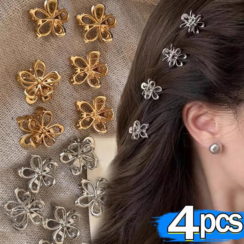 Klip Kuku Rambut Bunga Logam, Gaya Ins, Pengapit Geometrik, Klip ...