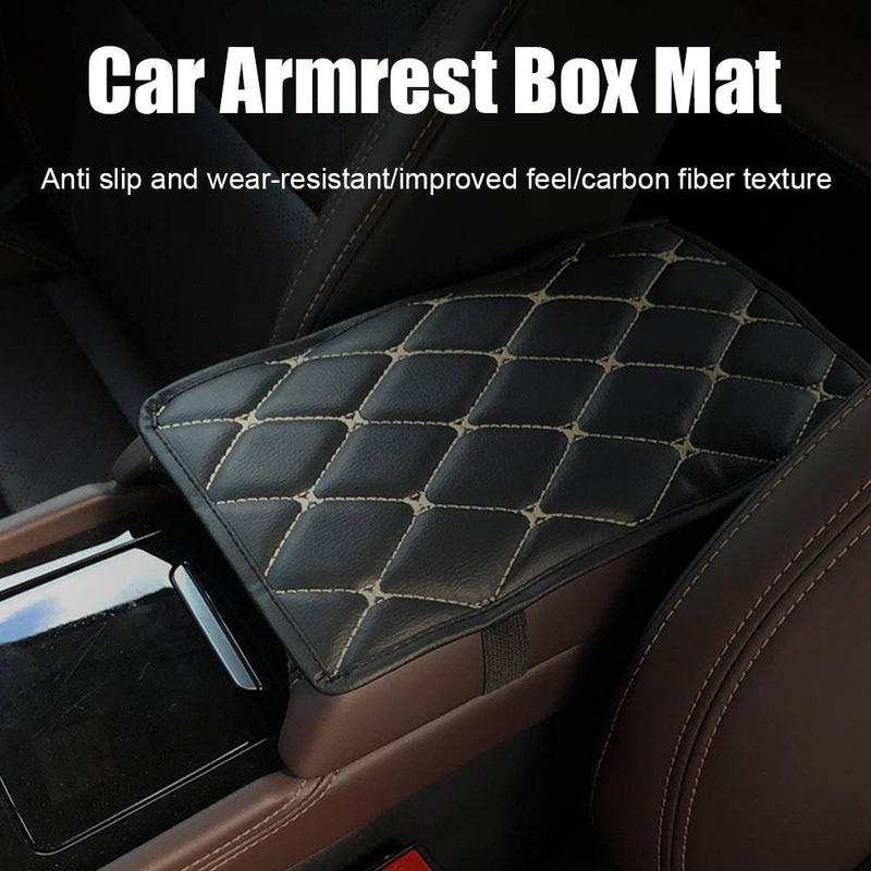 Anti Dust Mat For Car Interio,Car Armrest Box Cushion Leathe - TikTok ...