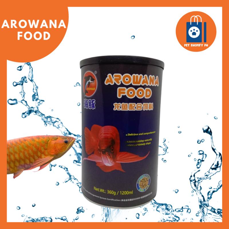 Porpoise Arowana Fish Food 360g 125g High Protein Balanced Nutrition ...