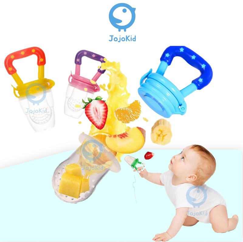 Baby Fruit Feeder Food Bite Silicon Fruit Pacifier Puting Feeding Set ...