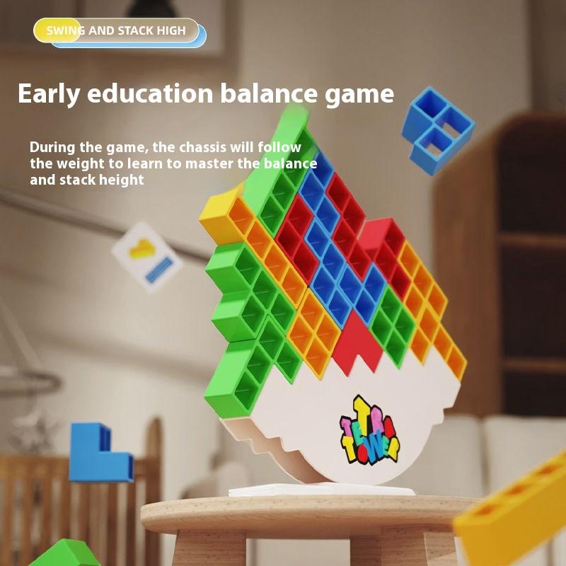 Balancing Game Swinging Stacking Toy Russian Blocks Stacking - TikTok ...