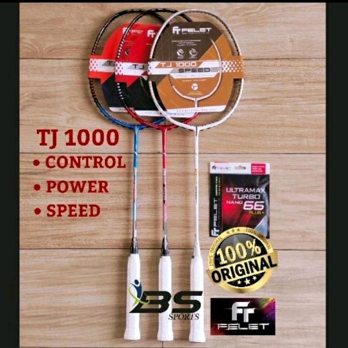 Jual TERBARU!!! RAKET BADMINTON FELET TJ1000 TJ 1000 POWER TJ 1000 ...