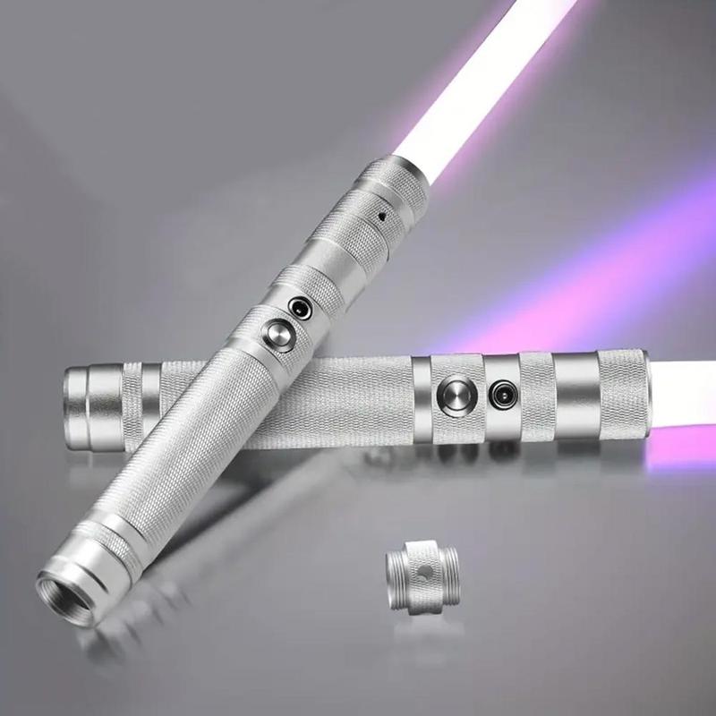 2 in 1 Light Up Saber, Multifunction RGB 15 Colors LED Dual Laser ...