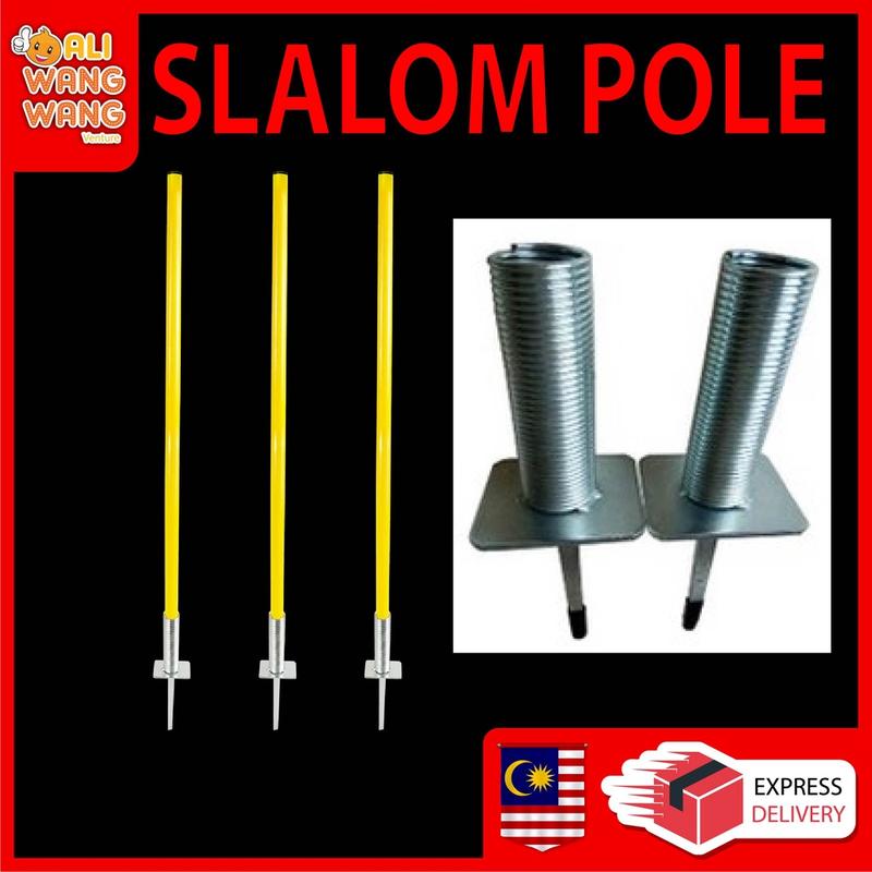 Slalom Pole with Spring / Slalom Pole with base for indoor and - TikTok ...