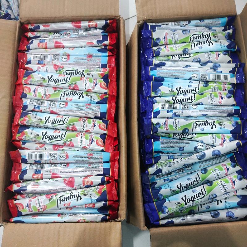 cimory yogurt stik 40gram, 40pcs mix rasa Blueberry Yoghurt Organik ...