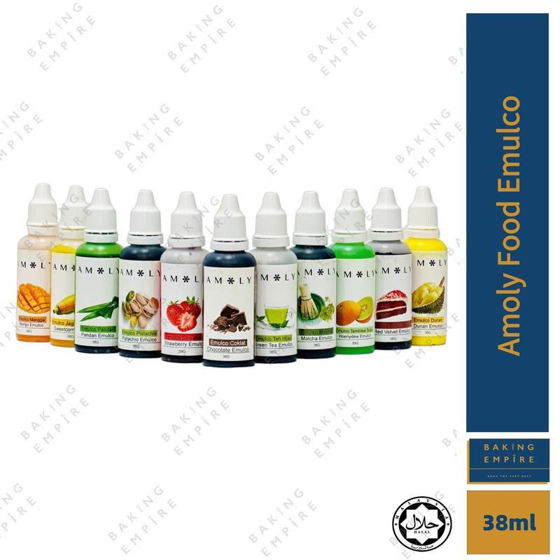 Amoly Food Emulco/Perisa Makanan Emulco 38ml - TikTok Shop Malaysia
