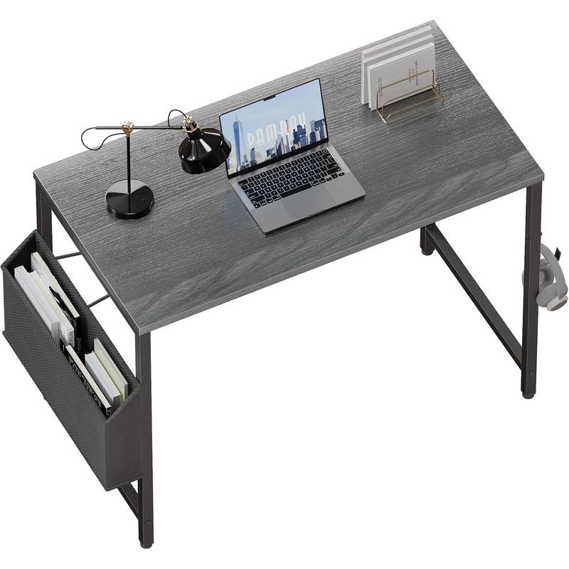 Pamray 32 Inch Computer Desk for Small Spaces with Storage Bag ...