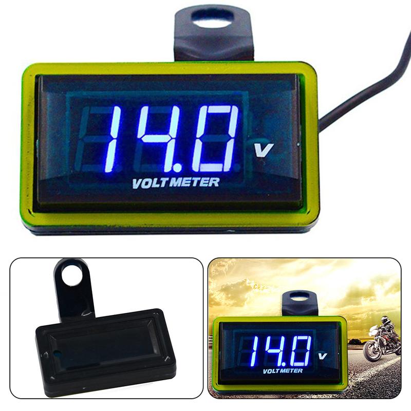Motorcycle Voltmeter 12V Motorcycle Voltmeter with Digital Display ...