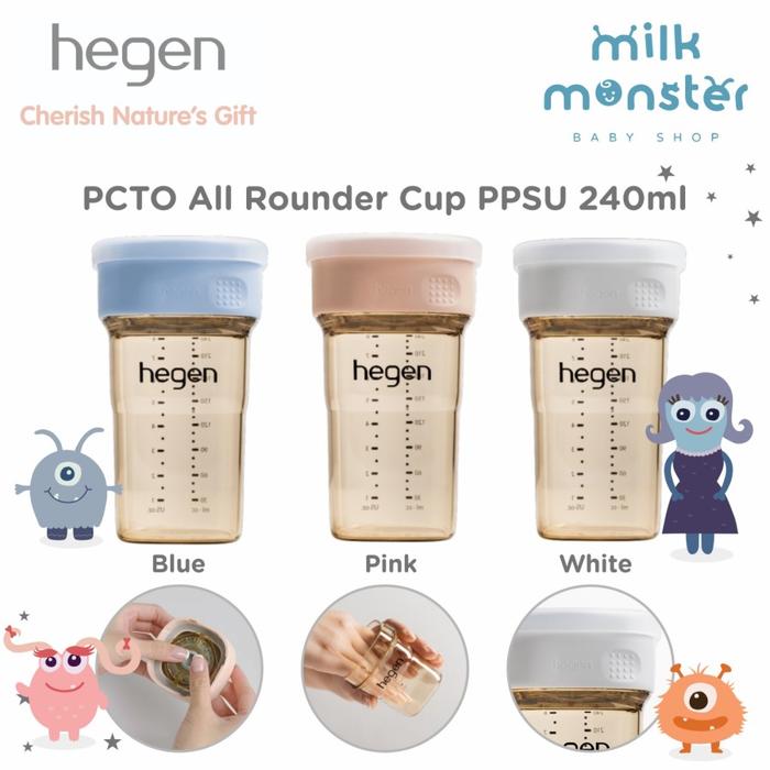 Jual Hegen PCTO All Rounder Cup PPSU 240ml / Botol Minum Anak - Kota ...