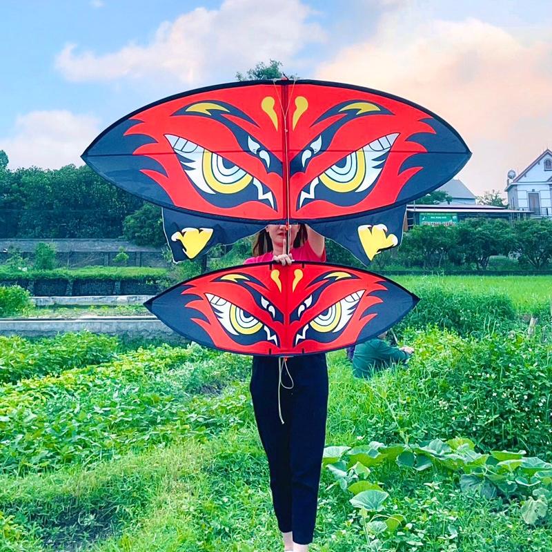 Diều MBC lắp ghép in hình mặt cú đỏ kích thước 2m_2m5 hàng đẹp - TikTok Shop Vietnam