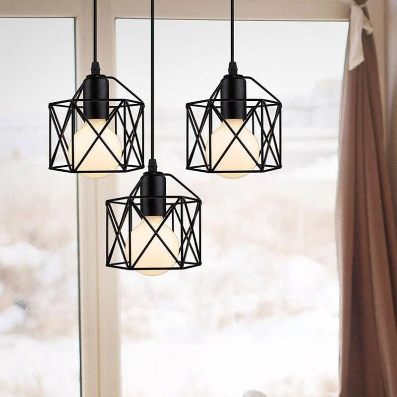 TT Lighting Modern Black Pendant Lamp Lampu Dining Lampu Island ...