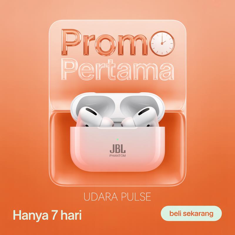 JBL Phantom 5th A35 Headphone TWS Nirkabel HiFi 9D dengan Mikrofon ...