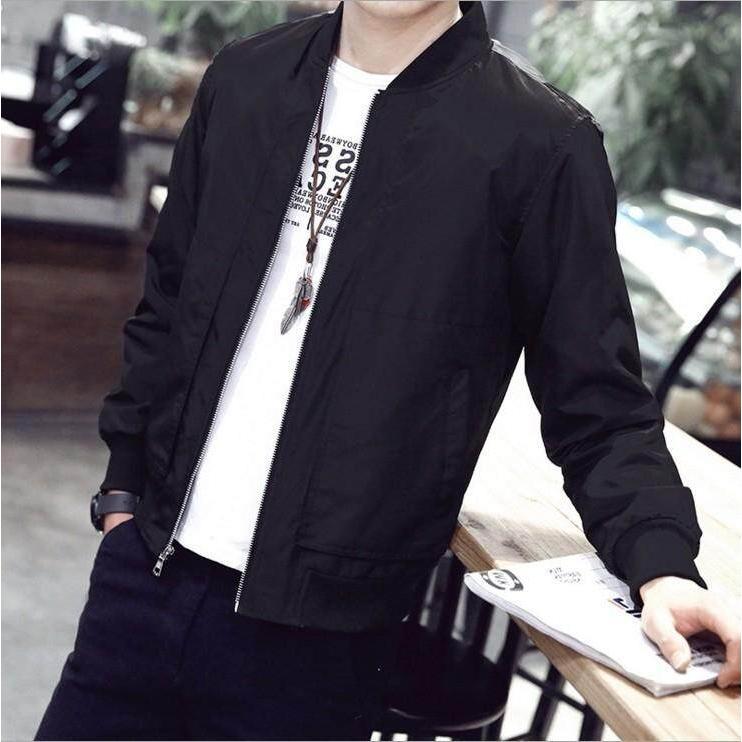 Jaket Bomber Lelaki, Pakaian Sukan, Ringan, Gaya Klasik, Tersedia ...
