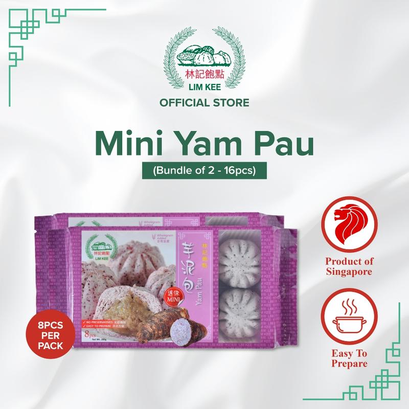 Lim Kee - Mini Yam Pau (Bundle of 2 - 16pcs) - TikTok Shop Singapore