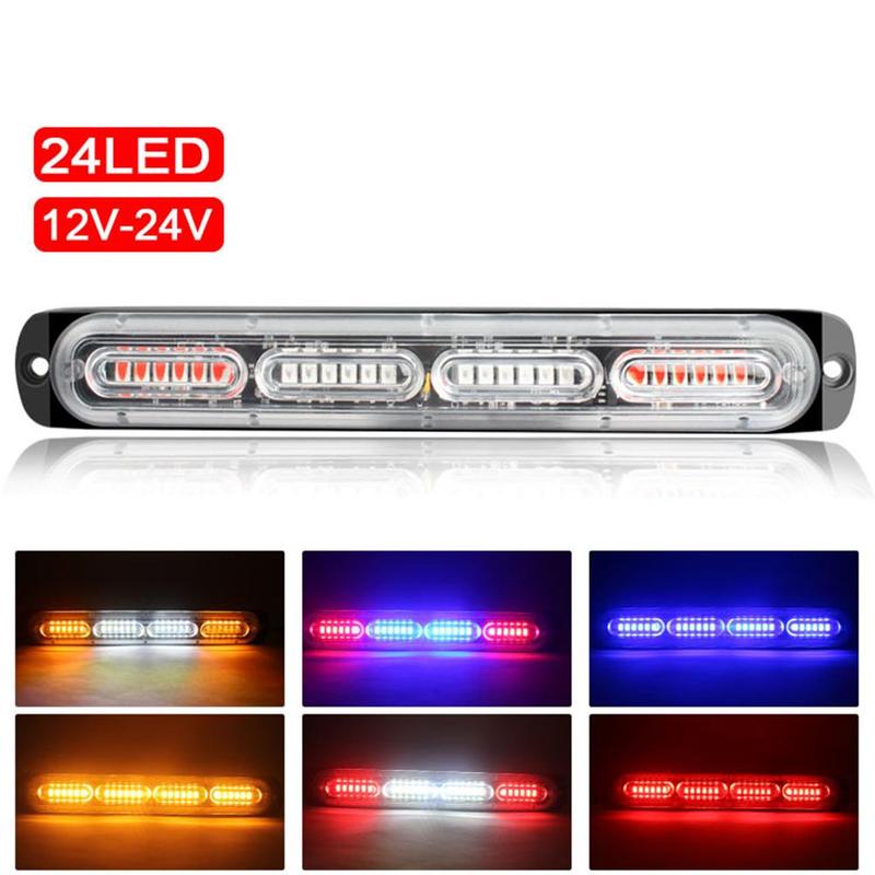 24 Led Car Lights Flasher Auto Flash Flasher Stroboscopes Strobe ...