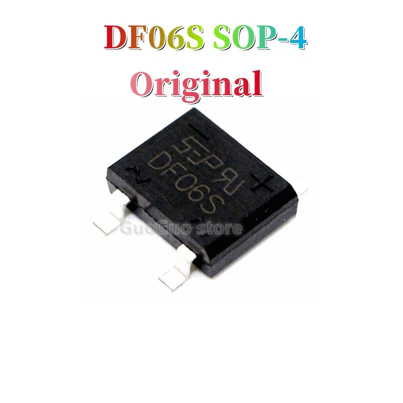 10pcs Original DF06S SOP-4 DF06 SOP4 SMD Rectifier Bridge Stack ...