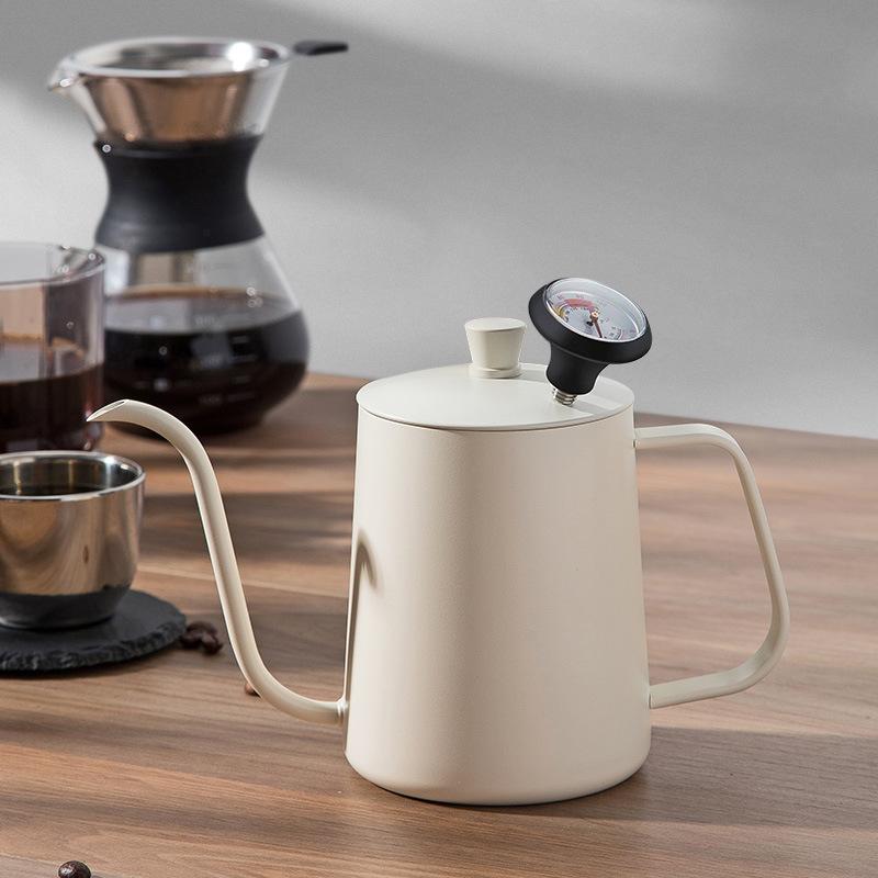 tainless Steel Mini Pour-Over Coffee Kettle Black Teflon Fin - TikTok ...