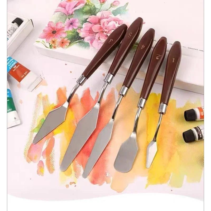 7PCS Stainless Steel Spatula Oil Painting Shovel Baking Pastry - TikTok ...