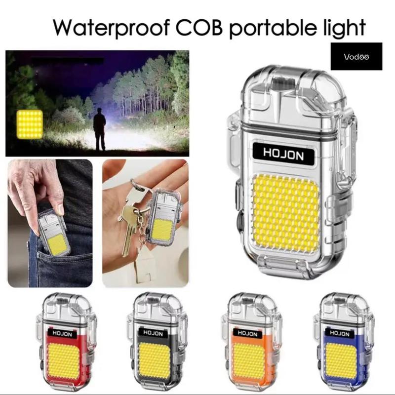 Waterproof Emergency Light Type-C Rechargeable COB Strong Light ...