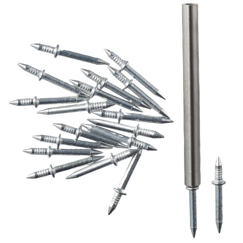 100PCS Without Marks Nail Special Hidden Nails Double-Head Invisible ...