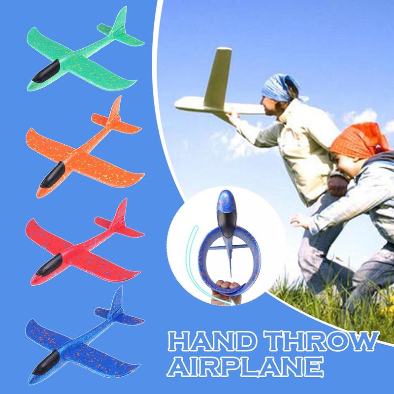 38cm Trumpet Foam Airplane Aeroplane Toy Light Foam Outdoor Throwing ...