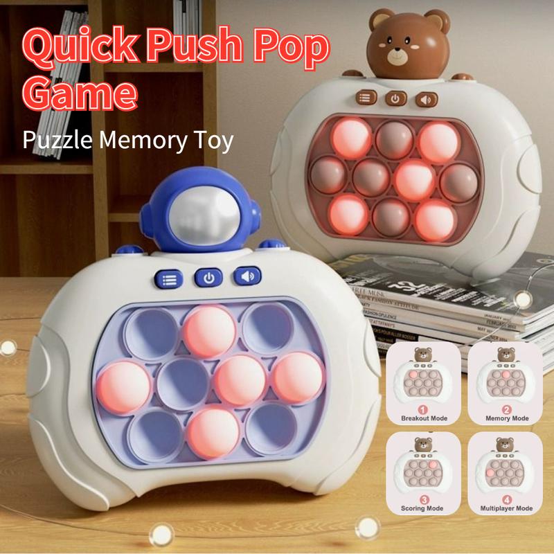 Toys for Kids Quick Push Pop Game Anti-stress Children Handheld ...