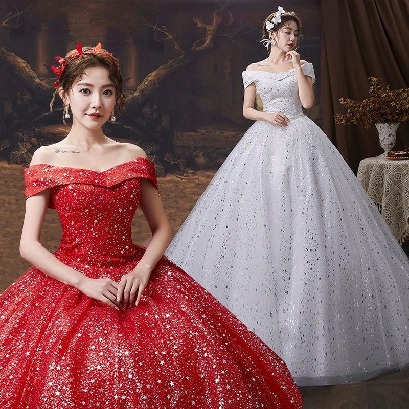 Gaun Pengantin gaun pre wedding Elegant READY STOCK Simple Mewah - Shop ...