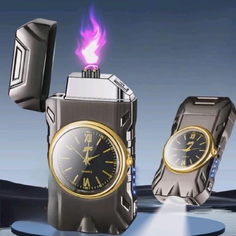 Pemantik Elektrik Plasma Arc Dilengkapi Jam Aktif dan Led Senter - Shop ...