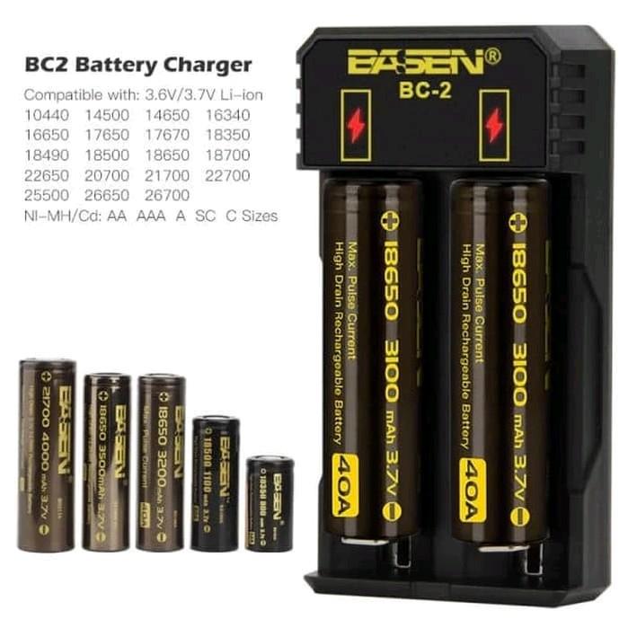 CHARGER BASEN BC-2 BC2 BC 2 CASAN BATRE CHARGER - Shop | Tokopedia