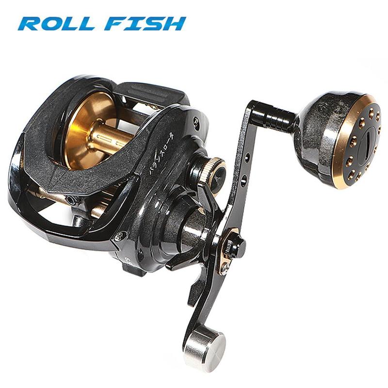 Carbon Fiber Wide-body Lightweight Slow-rocking Fishing Rod Reel, Anti ...
