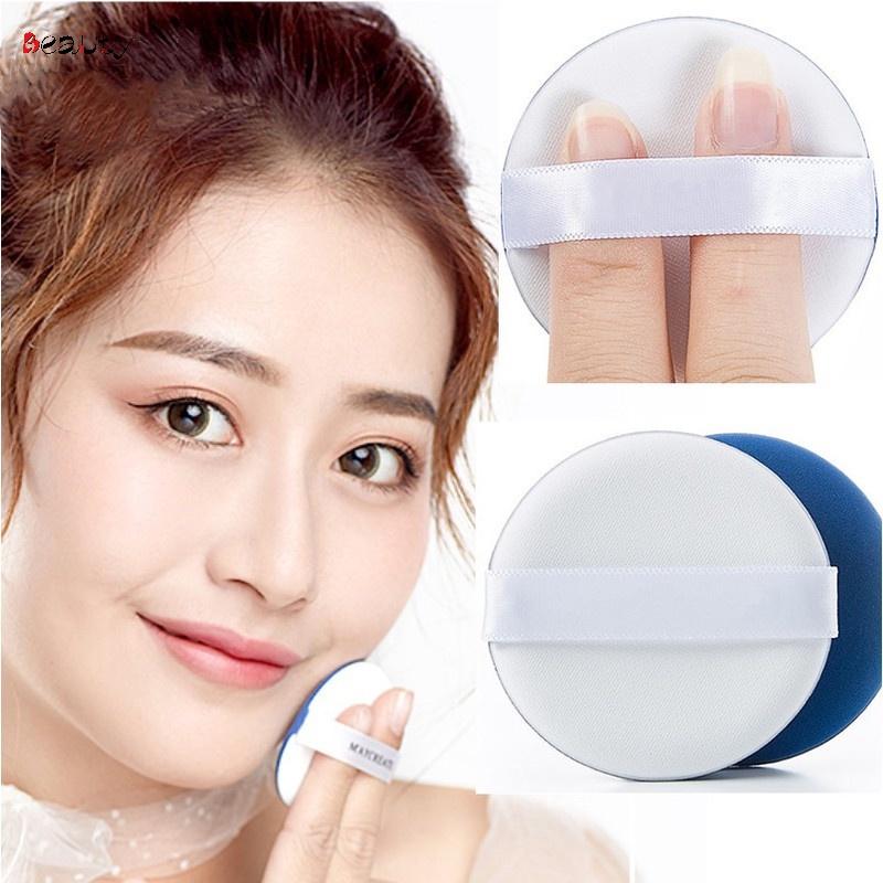 Round Wet Dry Dual-use Soft Sponge Cushion Puff Non-stick Powder ...