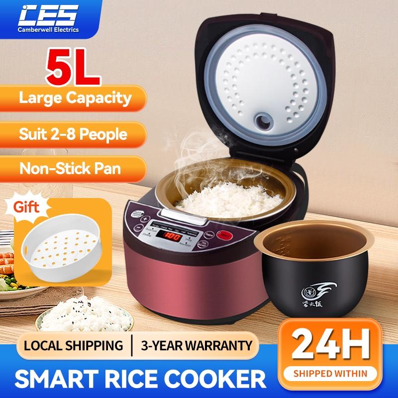 【Cuzz lucy】 Rice cooker with steamer 5L Intelligent large capacity ...