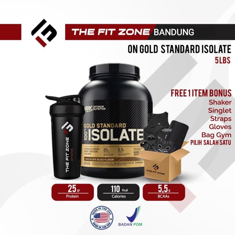 ON Gold Standard Isolate 5 Lbs Whey Isolate BPOM - Shop | Tokopedia