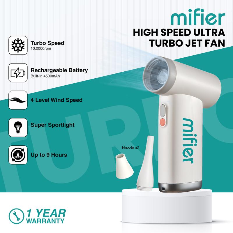 Mifier MF700 2 in 1 Turbo Jet Fan Kipas Turbo Mudah Alih Berkuasa ...
