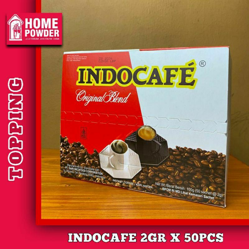 Promo Indocafe Original Blend Box 2 Gr X 50 Pcs kopi Instan Hotel - Shop | Tokopedia