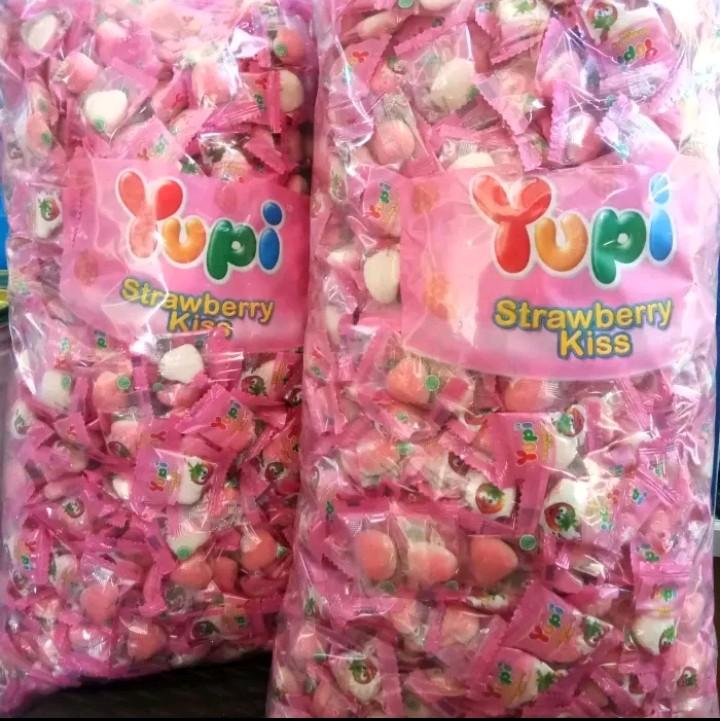PERMEN YUPI KILOAN /500 GR STRAWBERRY KISS/MANGGO KISS /FRUITY - Shop ...