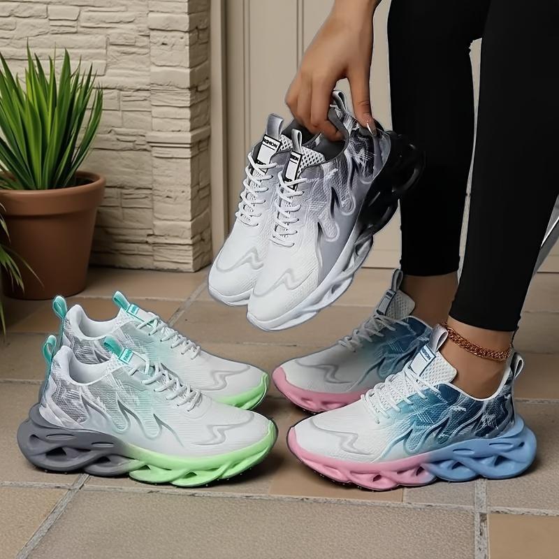 Women's Breathable Lightweight Running Shoes - Gradient design ...