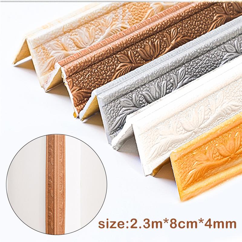 3D Self-Adhesive Vinyl Wall Trim Line Skirting Border - TikTok Shop ...