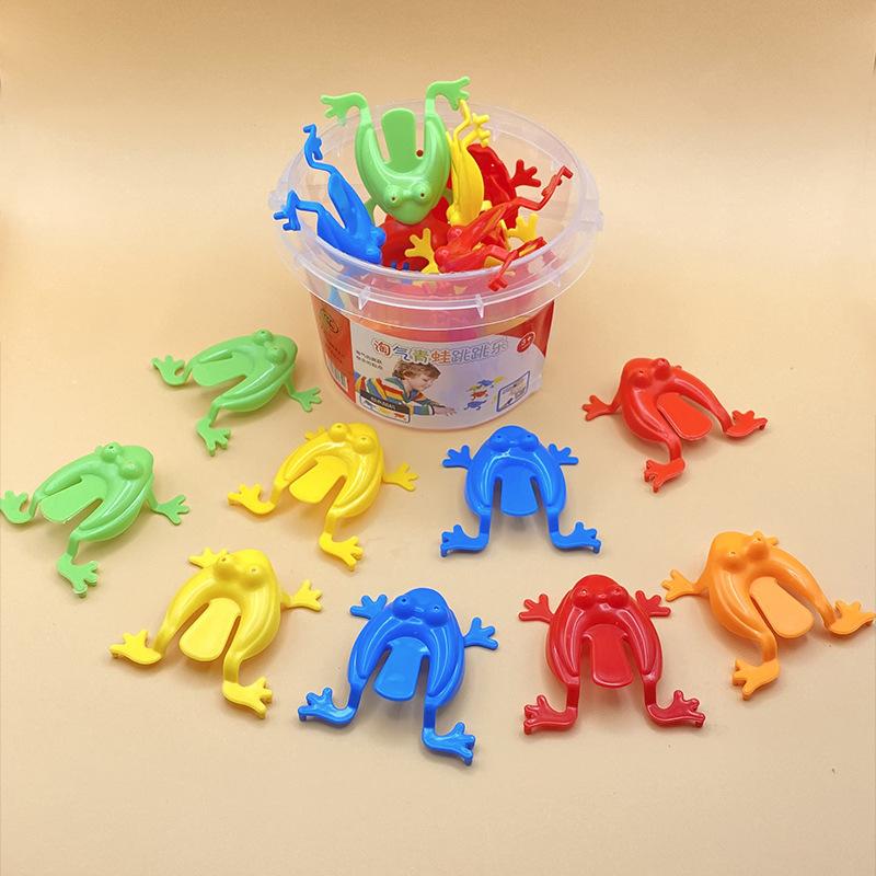 1-100 PCS Children's Jumping Frog Toys Finger Press Jumping Frog ...