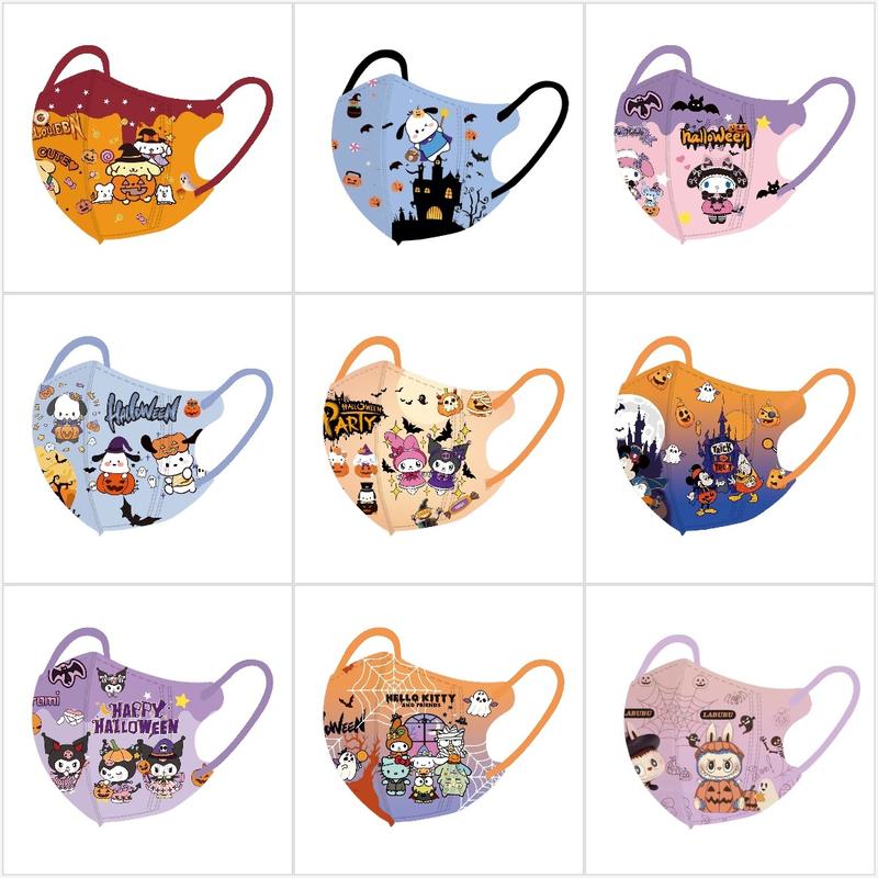 Halloween LABUBU Hello Kitty Culomi Individually Wrapped Three-Layer ...