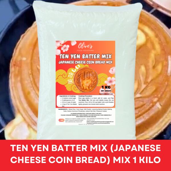 Ten Yen Batter Mix (Japanese Cheese Coin Bread) - 1 Kilo - TikTok Shop ...