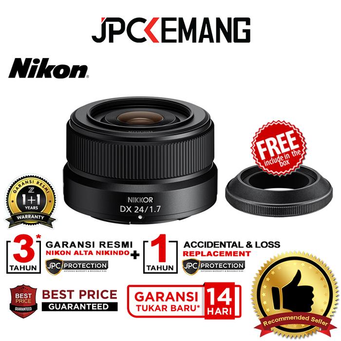 Promo Nikon Z 24mm f1.7 DX Lensa Nikkor Z 24 mm f/1.7 Garansi Resmi ...