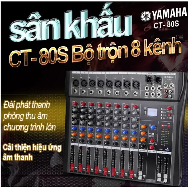 Mixer YAMAHA CT 60/80S -Bàn Trộn Âm Thanh 8 Kênh Chuyên Nghiệp ...