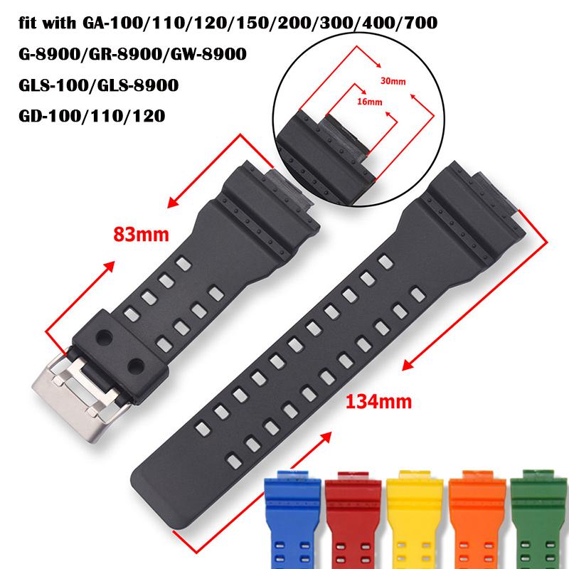 Gelang Jam Getah, 16mm, untuk Casio G-Shock ga110 gd120 GA-100 - TikTok ...